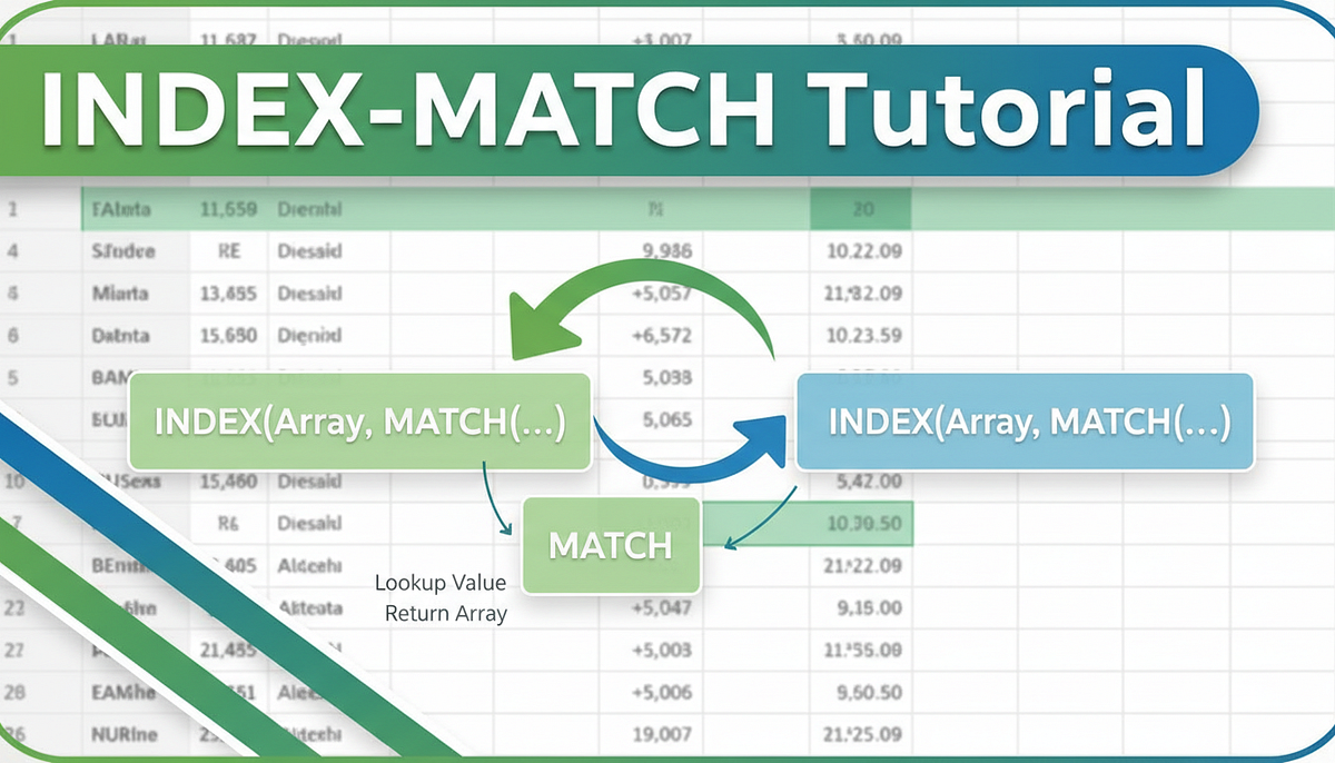 Mastering INDEX-MATCH in Excel: A Complete Step-by-Step Tutorial | by ...