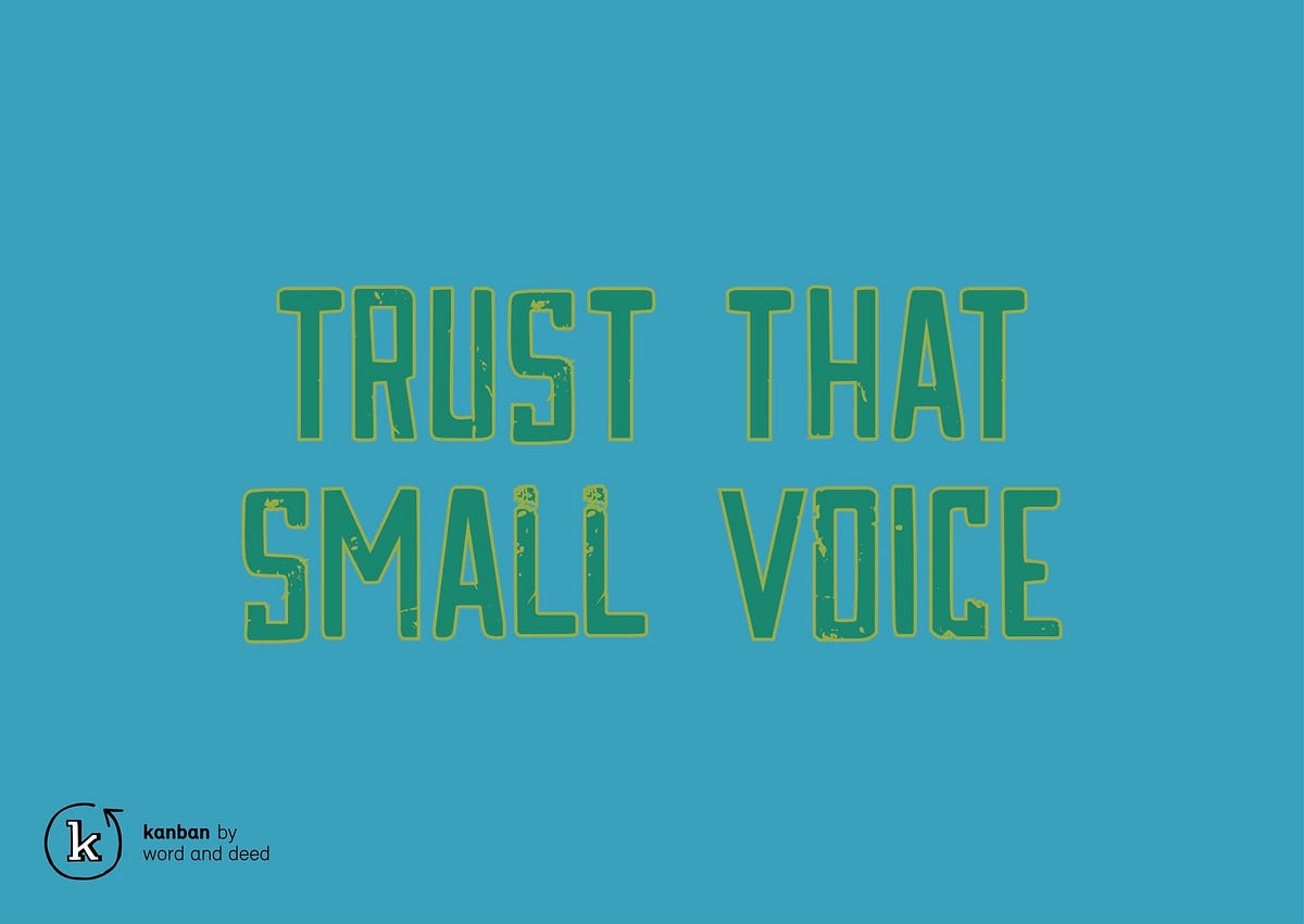 Small voices — inside you and in the team | by Nadja Schnetzler | Medium
