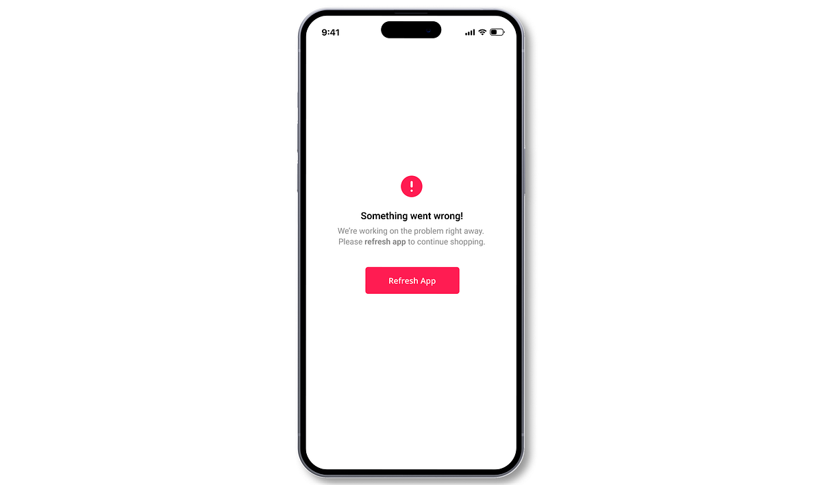 Ux Writing Challenge Something Went Wrong Medium