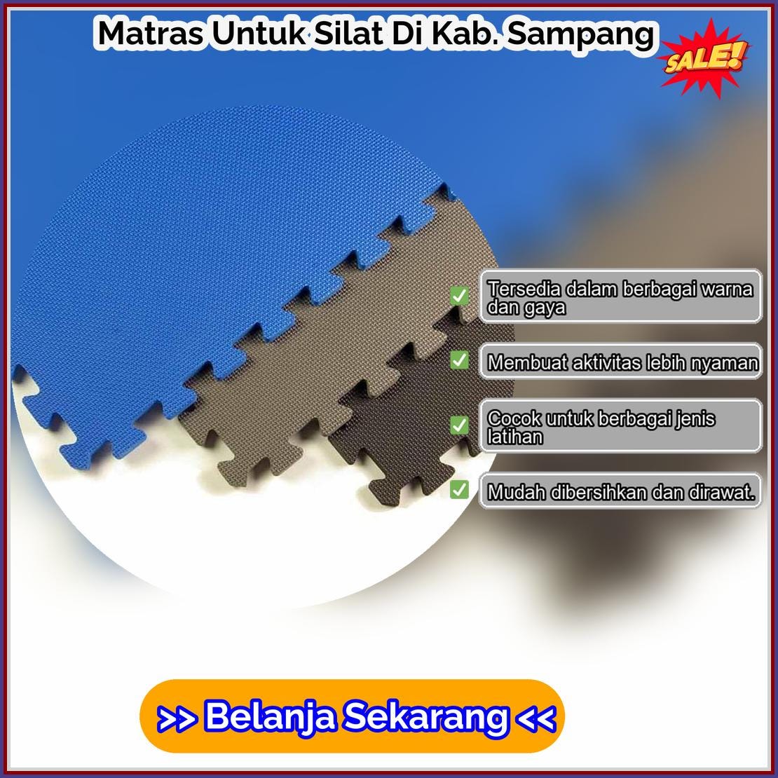 Matras Untuk Silat Di Kab Sampang - Matras Gulat - Medium