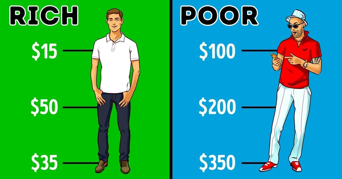 Poor And Rich People Difference