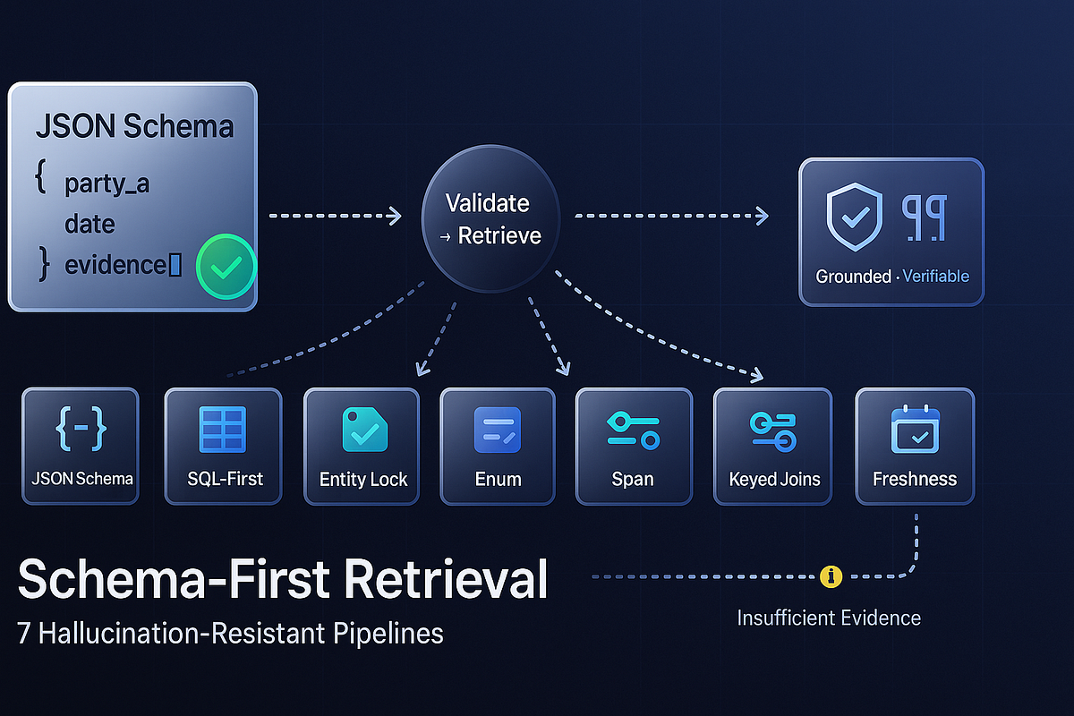 7 Schema-First Pipelines That Resist Hallucinations | by Thinking Loop ...