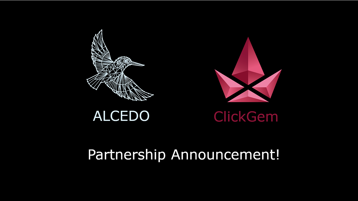 ALCEDO & Click Gem Partnership Announcement! | by Alcedo-coin | Medium