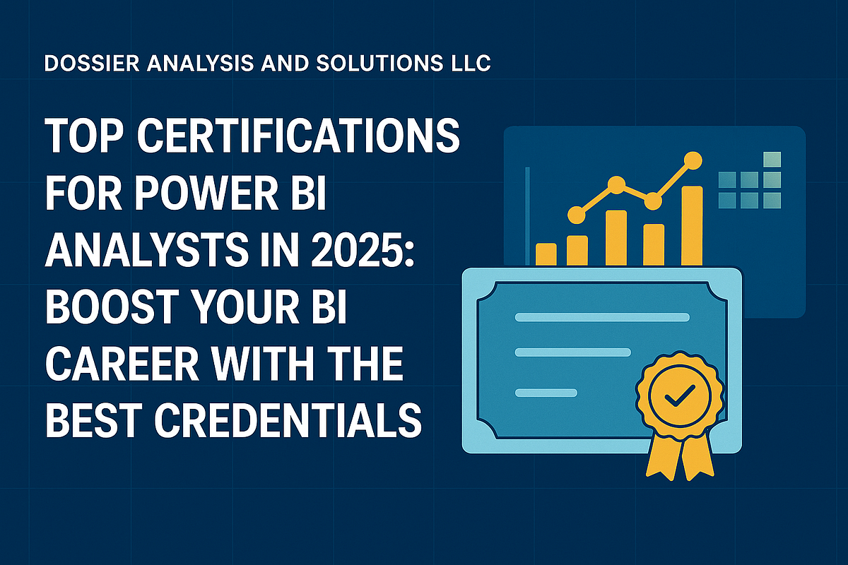 Top Certifications for Power BI Analysts in 2025: Boost Your BI Career ...