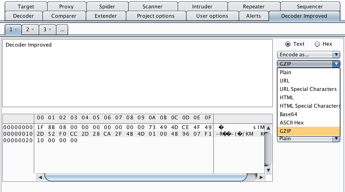 Decoder Improved Burp Suite Plugin Release part one | by NCC Group | Keylogged | Medium