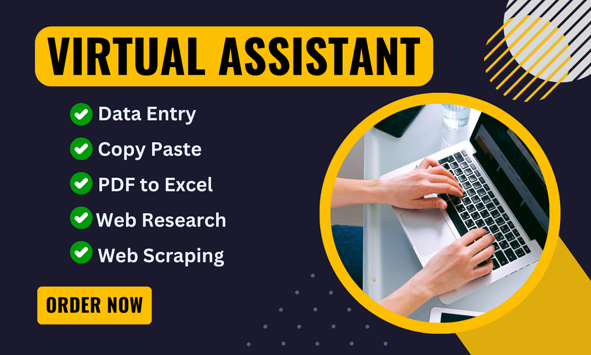 I will be your virtual assistant for data entry and web research | by ...