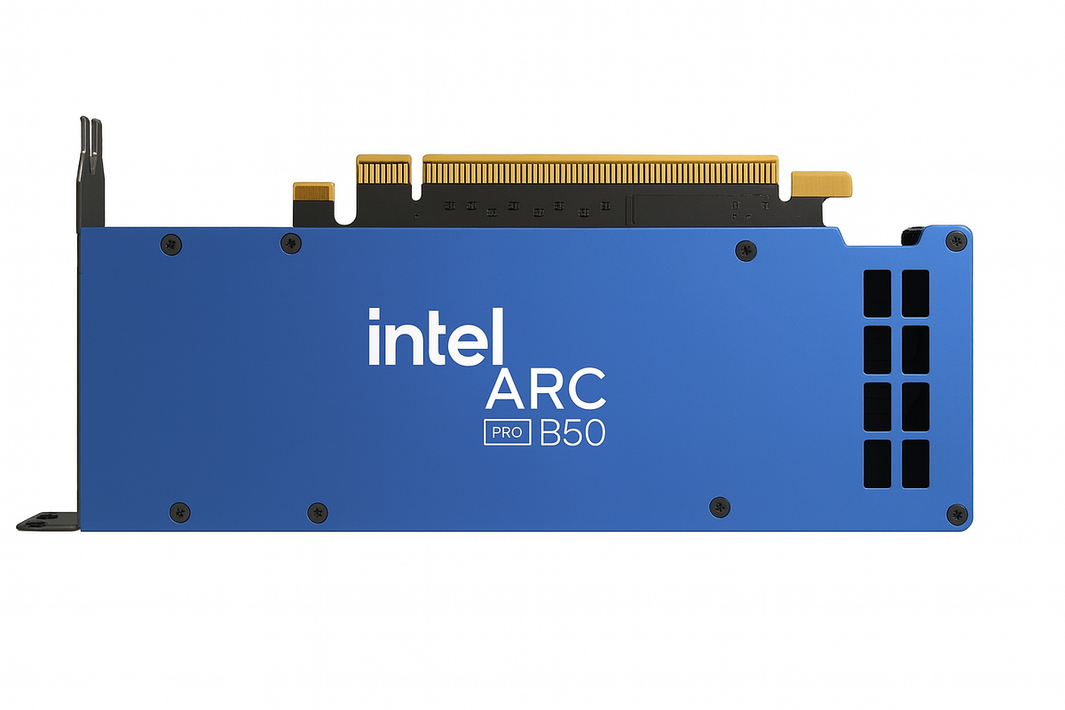 The Intel Arc Pro B50. A quiet card that turned my compact… | by Tony ...