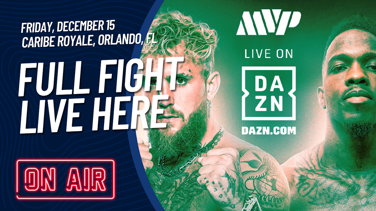 (L I V E)**Jake Paul vs Andre August Live Fight Free Coverage ON TV ...