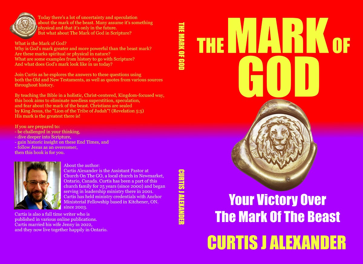 My 2nd Book “The Mark Of God” Is Now Available! | by Curtis Alexander ...
