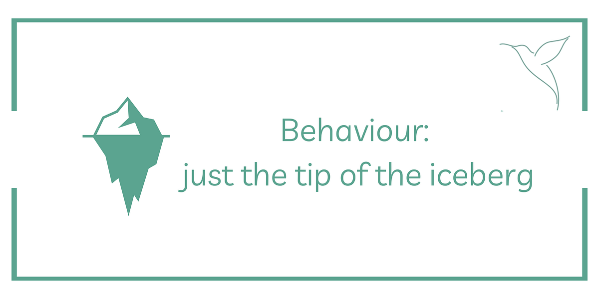Behaviour: just the tip of the iceberg. | by Jodie Warren Coaching | Medium