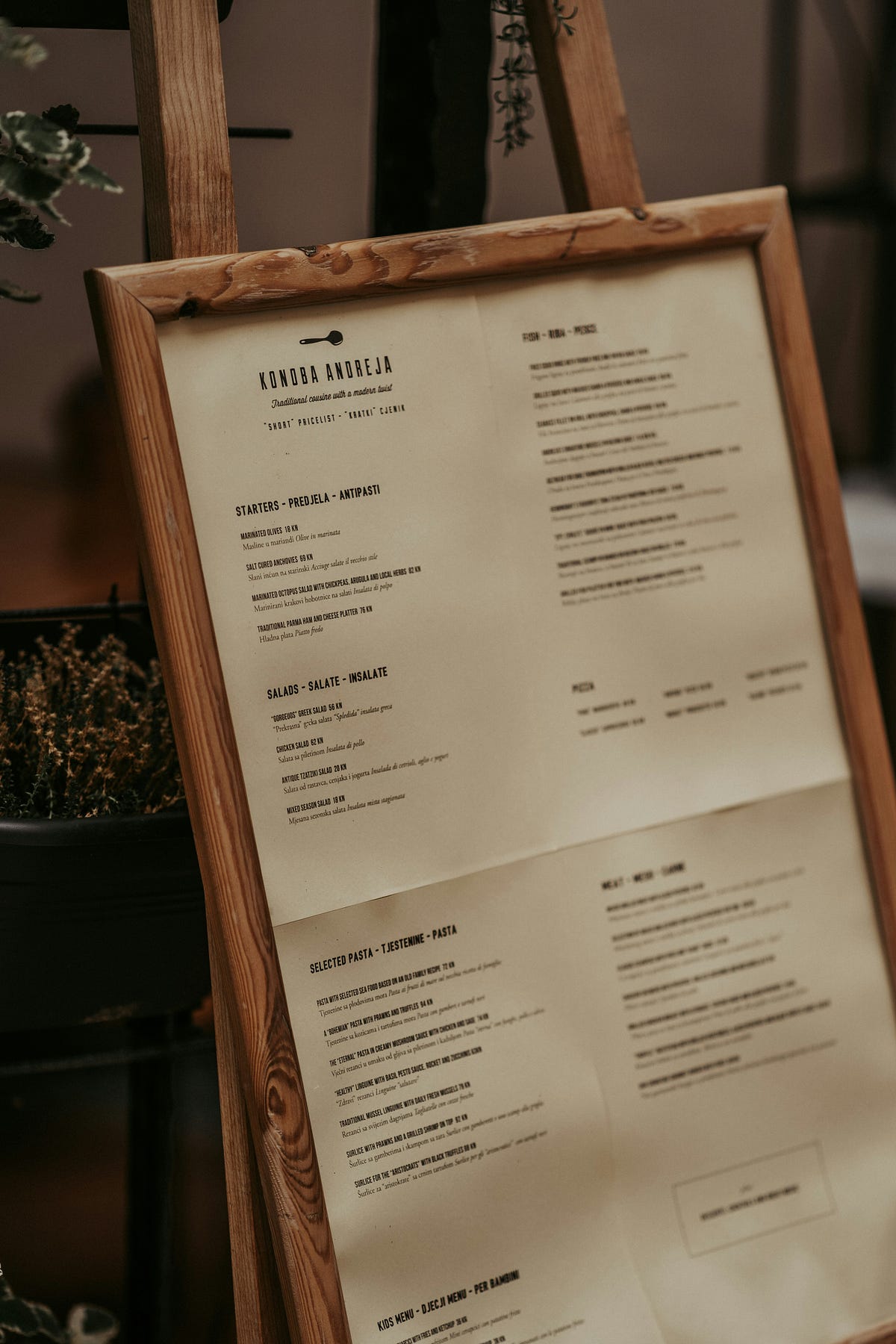 Why you need to stop chasing The One and order from the taster menu ...
