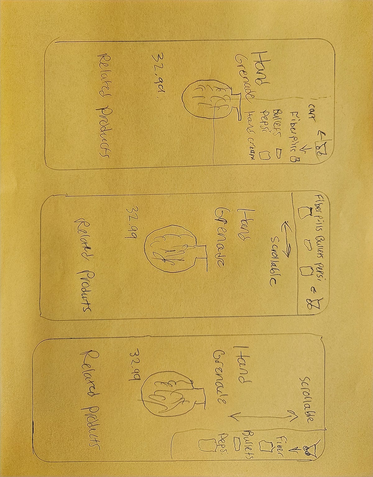 P7: Sketching. I rediscovered this week the art of… | by Patrick Heasty ...