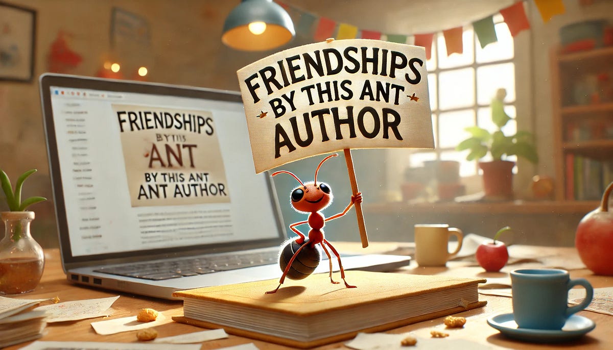 The Ant and the Friendship: A Story of Unexpected Guest | by ESWARAN S ...