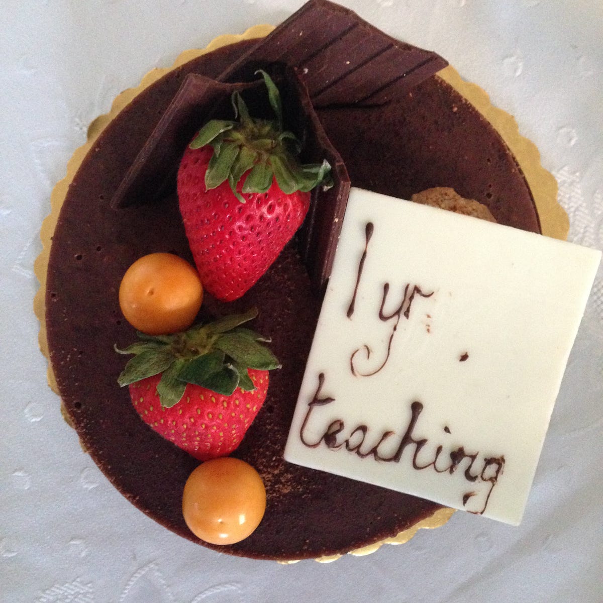 I Once Bought a Cake to Celebrate 1 Year of Teaching | by Kavita H ...