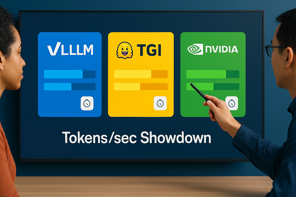 vLLM vs TGI vs TensorRT-LLM: Tokens/sec Showdown | by Bhagya Rana | Sep, 2025 | Medium