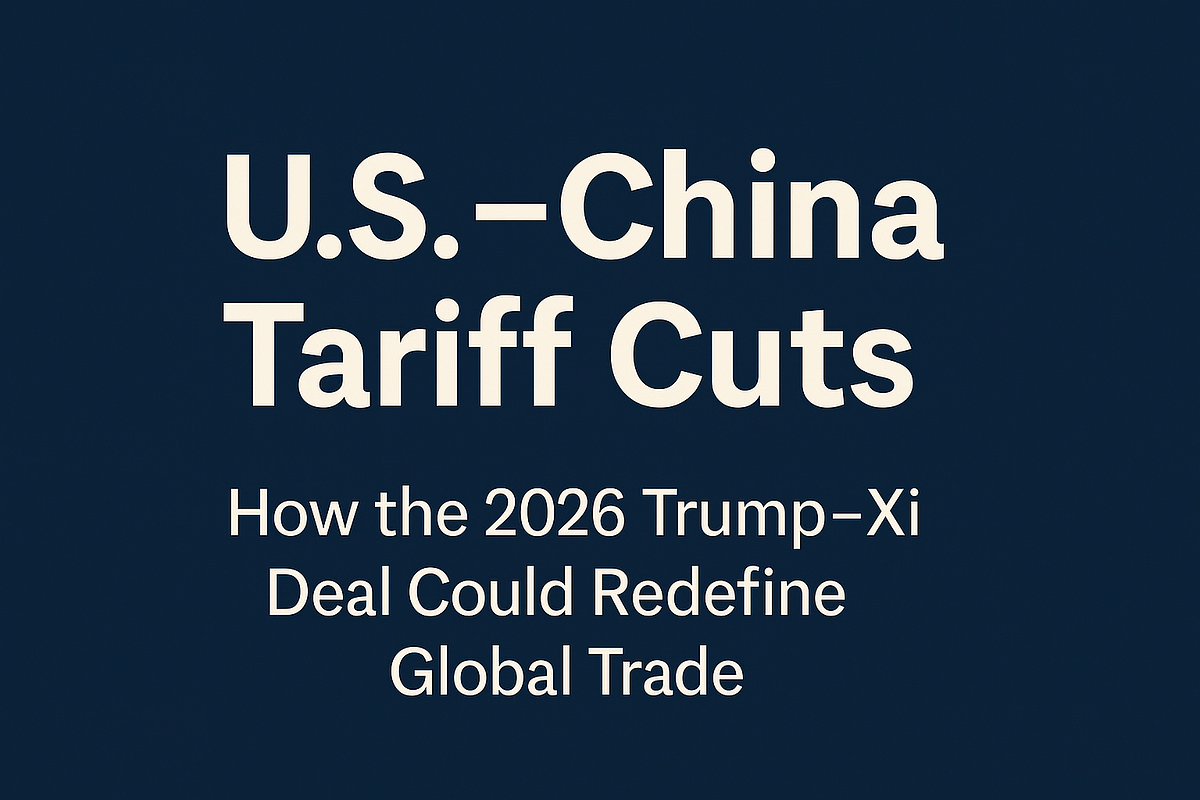 U.S.–China Tariff Cuts: How the 2026 Trump–Xi Deal Could Redefine ...
