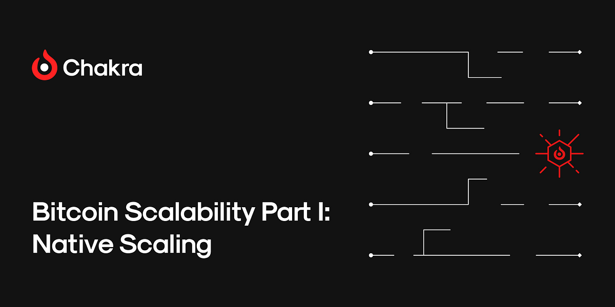 Bitcoin Scalability Part I: Native Scaling | by ChakraChain | Medium