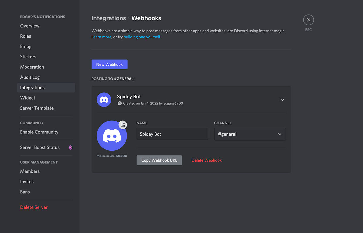 Enabling webhook notifications on Discord for your Chia Farm in Space ...