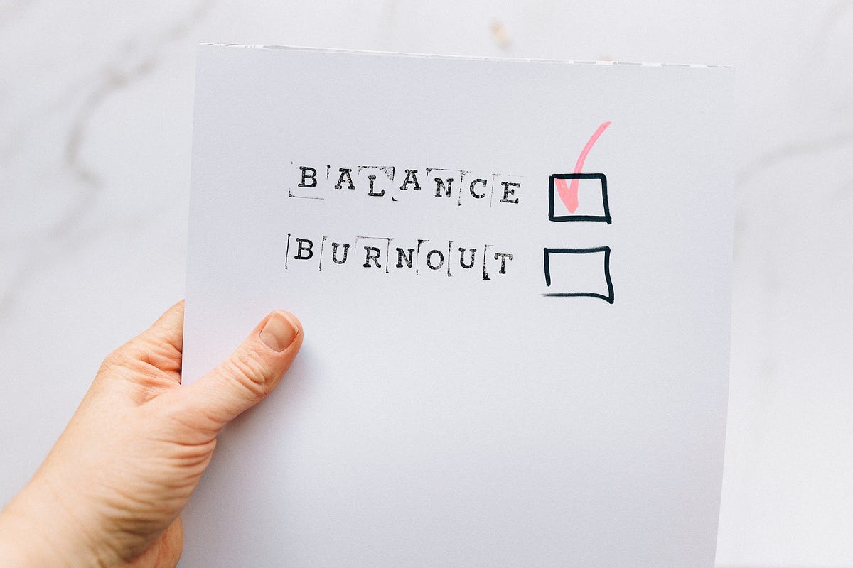 How to Go from Burnout to Balance | by Eaishashafiq | Medium