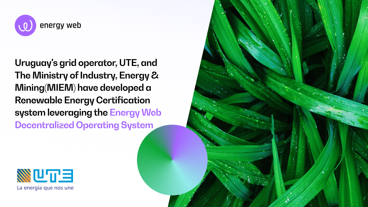 Uruguay’s grid operator, UTE, and The Ministry of Industry, Energy ...