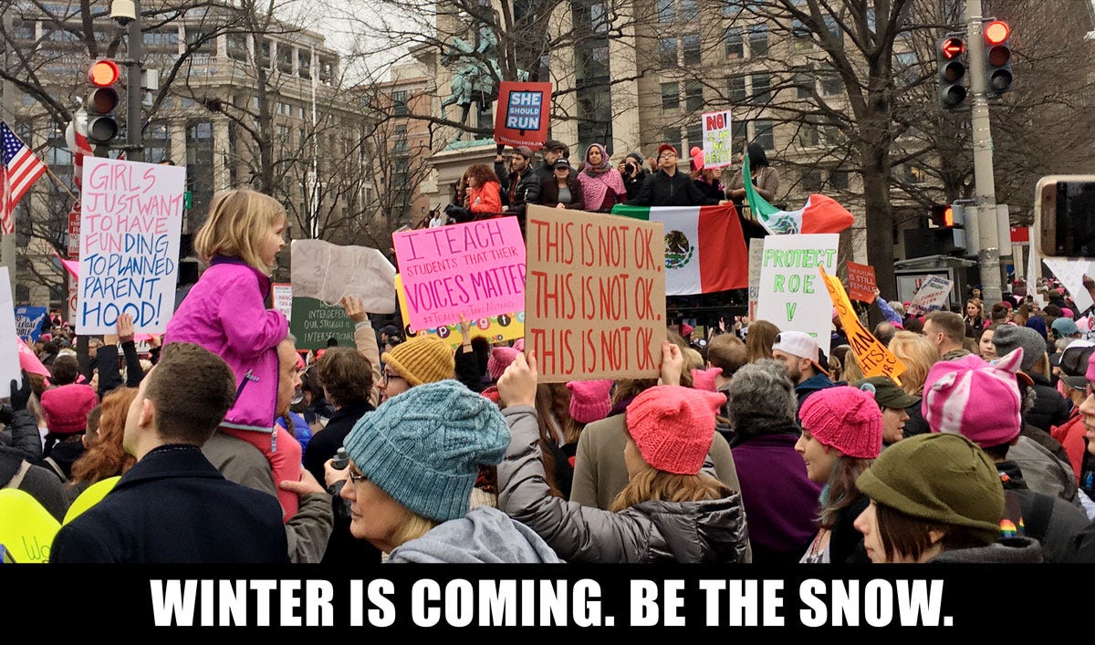 Winter is coming. We must be the snow, not snowflakes. | by Julie Ruth ...