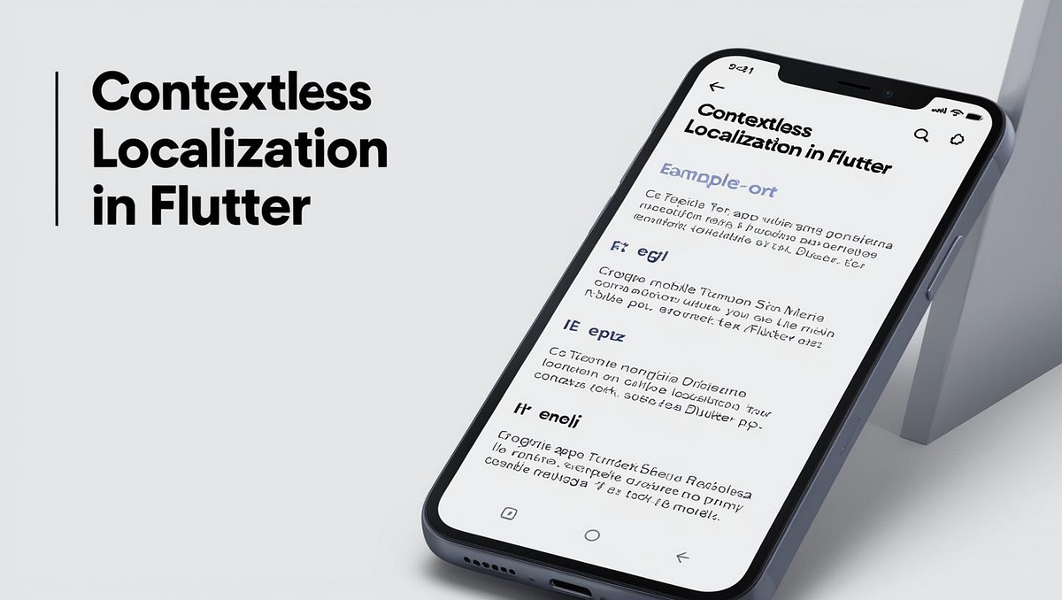 Building a Localization without Context in Flutter | by Kanan Yusubov | Flutter Community | Medium
