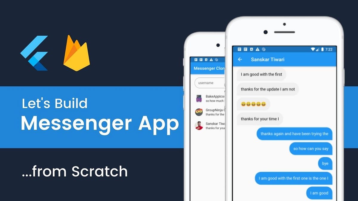 Messenger Clone built with Flutter & Firebase | by Sanskar Tiwari | Medium