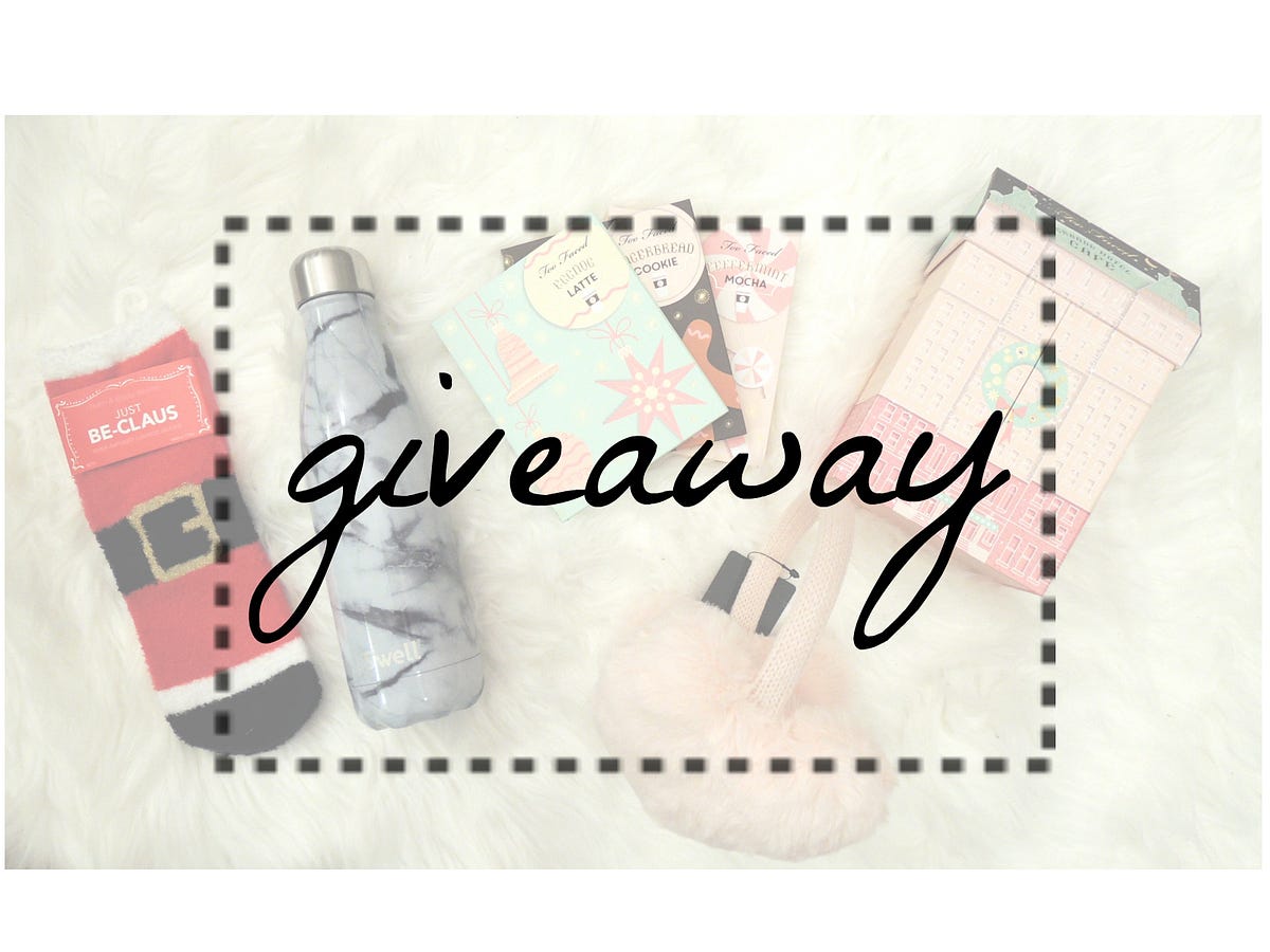 MY FIRST GIVEAWAY!. Today is the first day of December and… | by ...