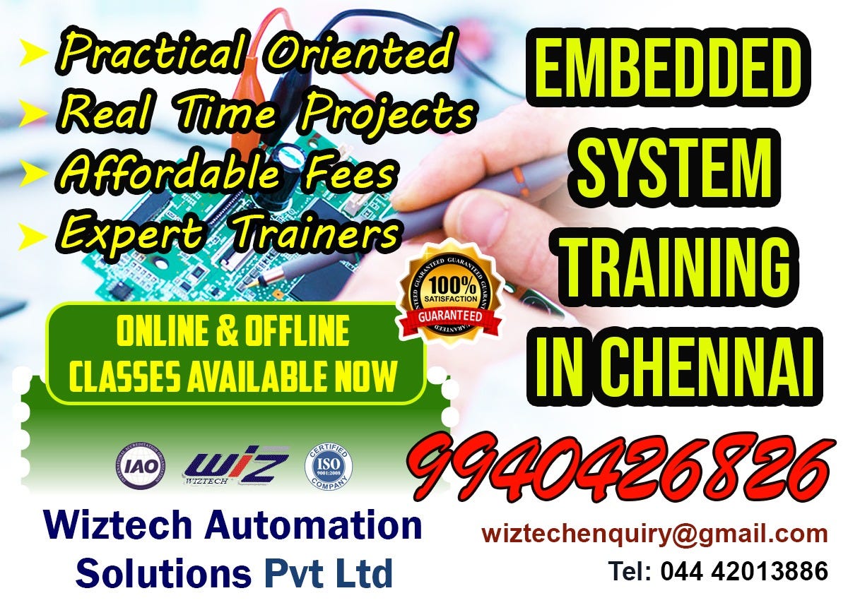 EMBEDDED SYSTEM TRAINING IN CHENNAI - EMBEDDED TRAINING|PLC TRAINING|FINAL YEAR PROJECTS - Medium