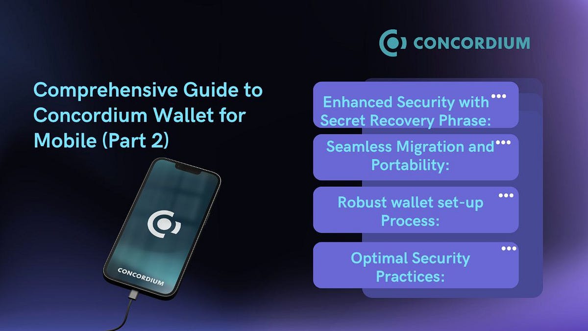 Comprehensive Guide to Concordium Wallet for Mobile (Part 2) | by Liliebeth | Medium
