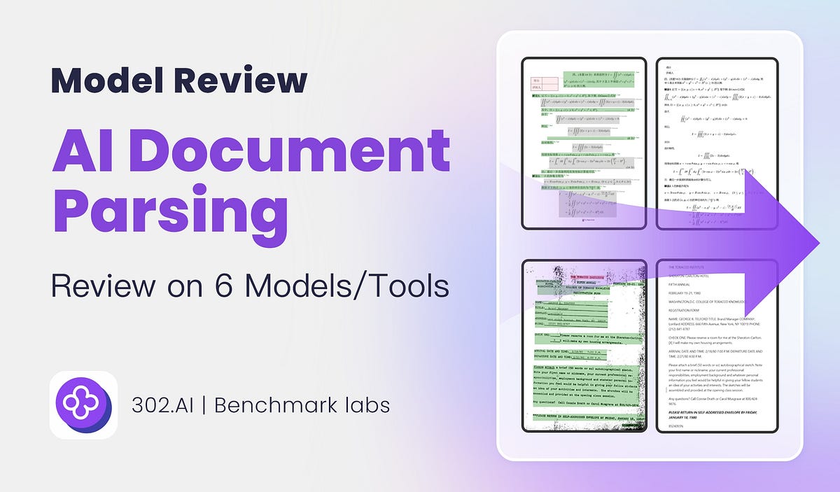 Which is the Best Model for Document Parsing? | by 302.AI | Medium