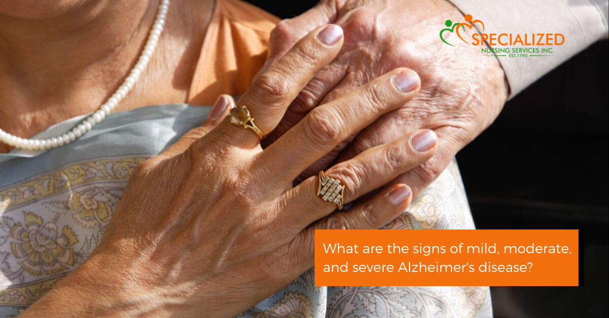 What Are The Signs Of Mild Moderate And Severe Alzheimer’s Disease ...