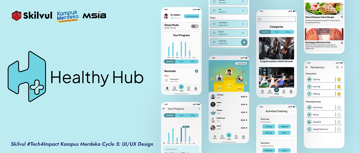 UX Case Study: Maintain a healthy lifestyle in one application ...