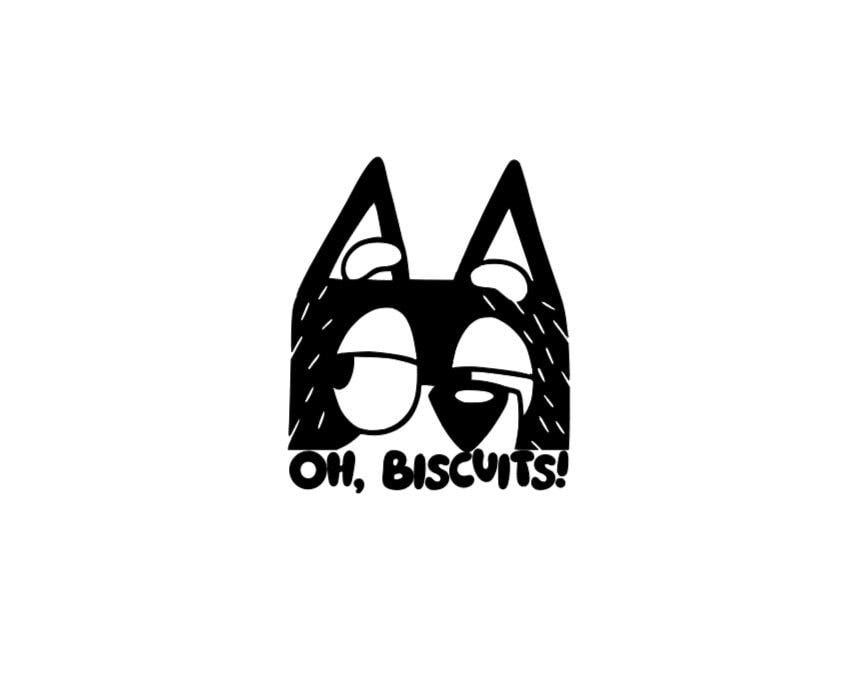 Bluey Bandit Oh, Biscuits! SVG PNG Jpg PDF Digital Download File | by ...
