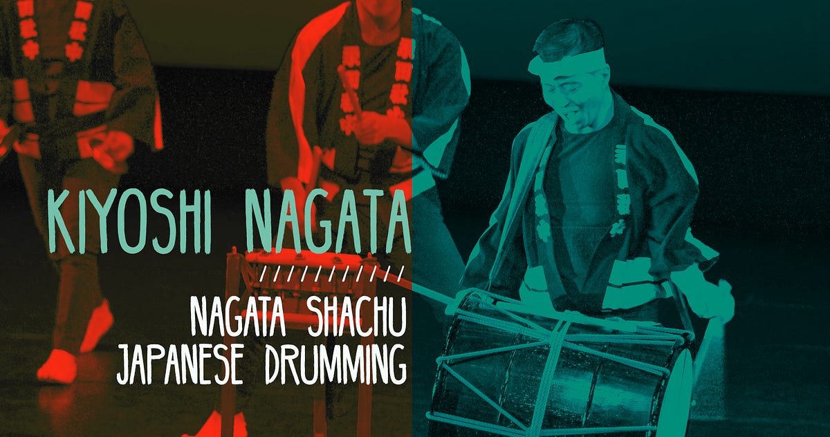 Kiyoshi Nagata: Founder and creative director of Nagata Shachu. Taiko Drumming. | by Piel Canela ...