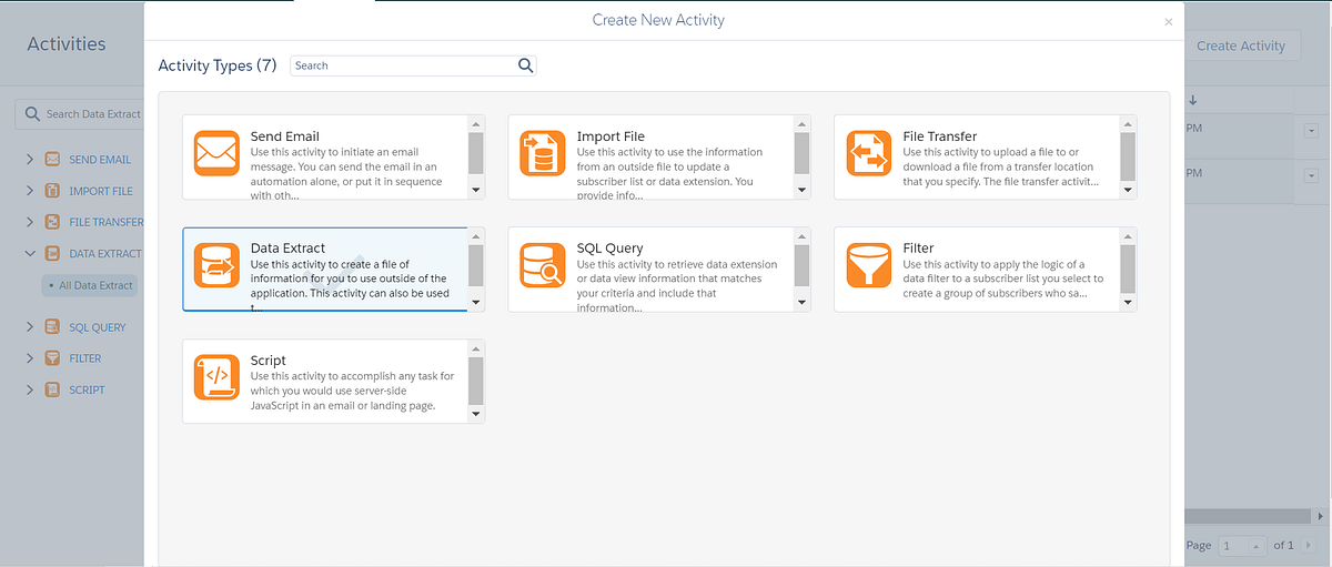 Data Extract Activity using Automation studion in SFMC: | by Jeevan | Medium