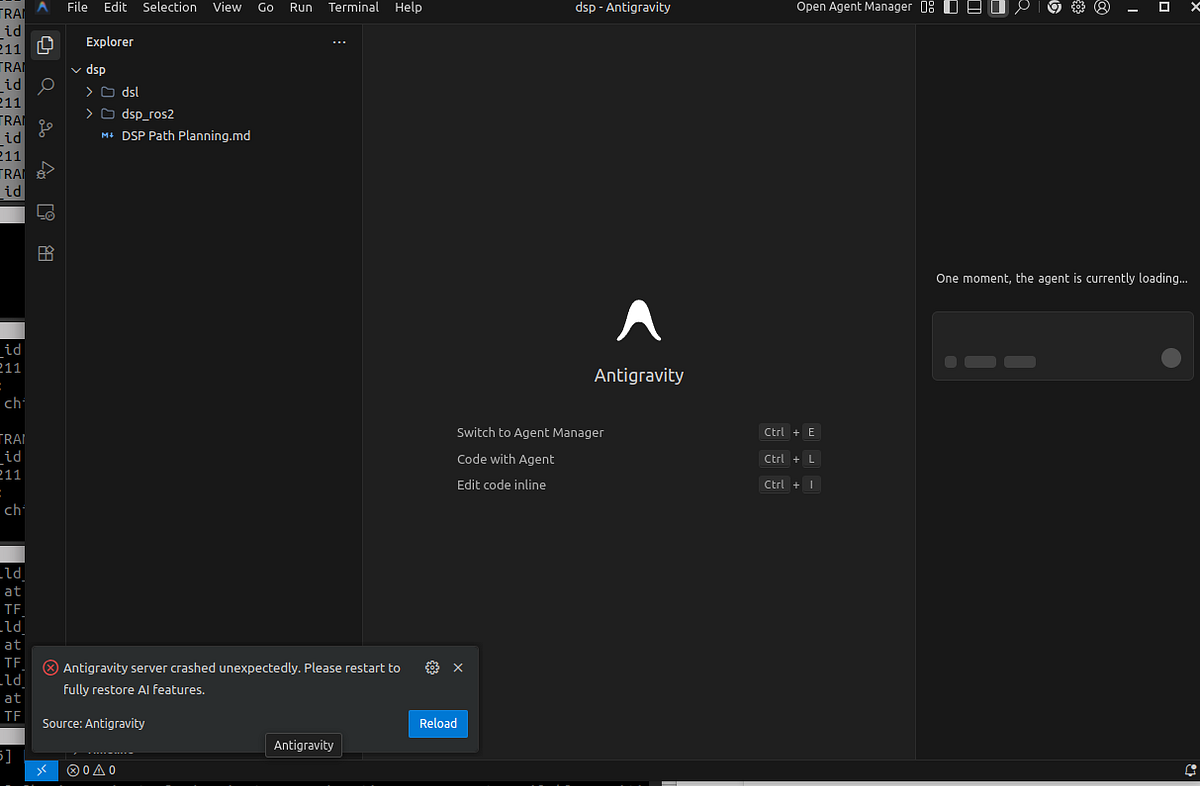 Fixing “Antigravity server crashed unexpectedly” on Ubuntu (and other ...