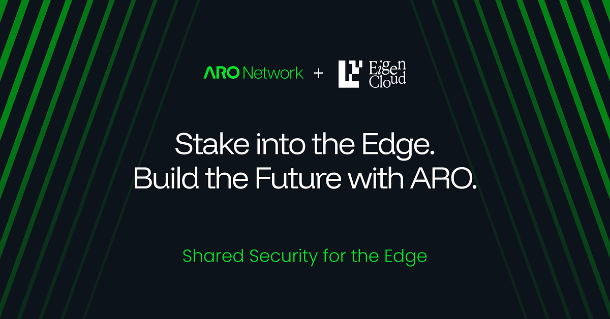 Stake into the Edge. Build the Future with ARO. | by ARO Network | Medium