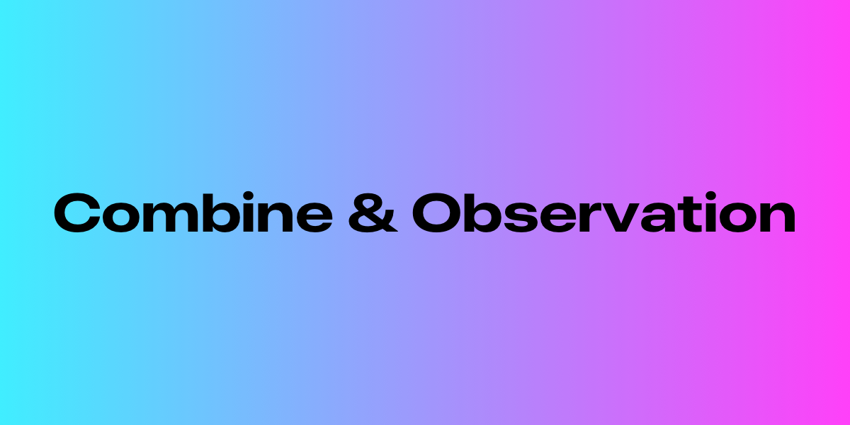 Understanding Reactivity by Apple: A Review of Combine and Observation | by Ludovic R. | Feb ...
