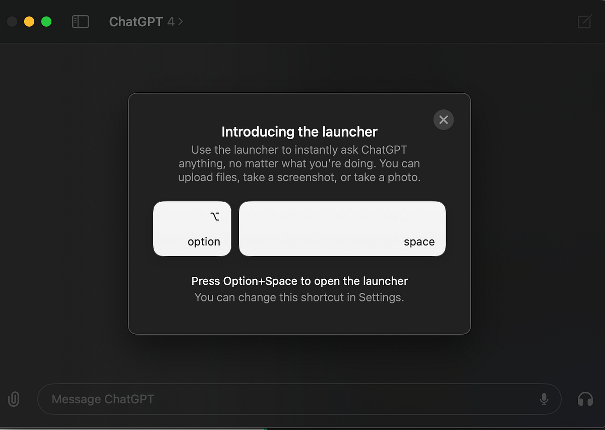 ChatGPT Mac App 初體驗. 最近 OpenAI 推出 ChatGPT Mac App，Mac… | by 彼得潘的 iOS App Neverland | 彼得潘的 Swift ...