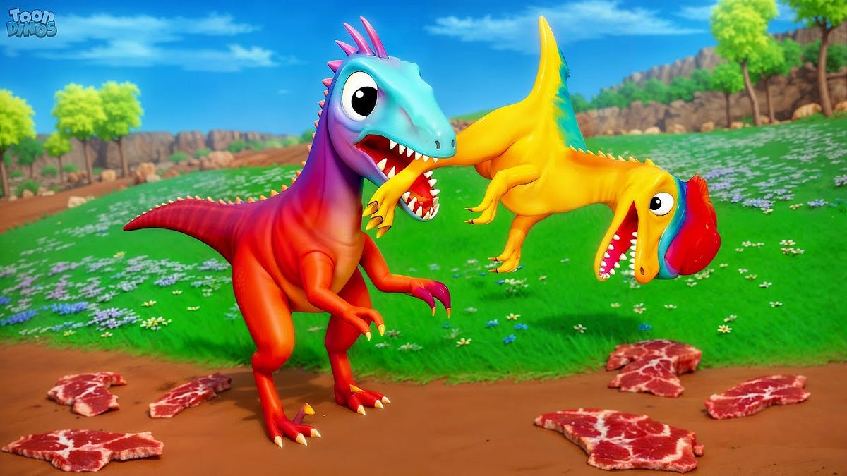 Laugh Out Loud — T Rex And Dinosaurs Fun Adventures | Dinos Food Quest ...