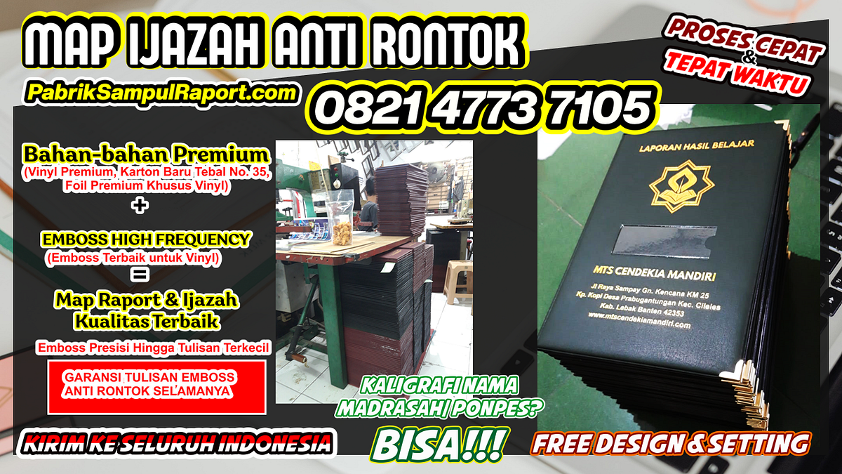 0821–4773–7105 Map Ijazah Sd Sampul Raport di Toraja Utara | by ...