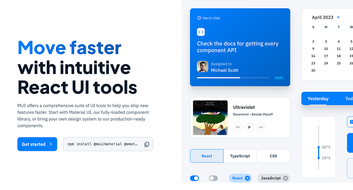 Streamline Your UI Development with Material UI | by Anisha Jain | DataDrivenInvestor