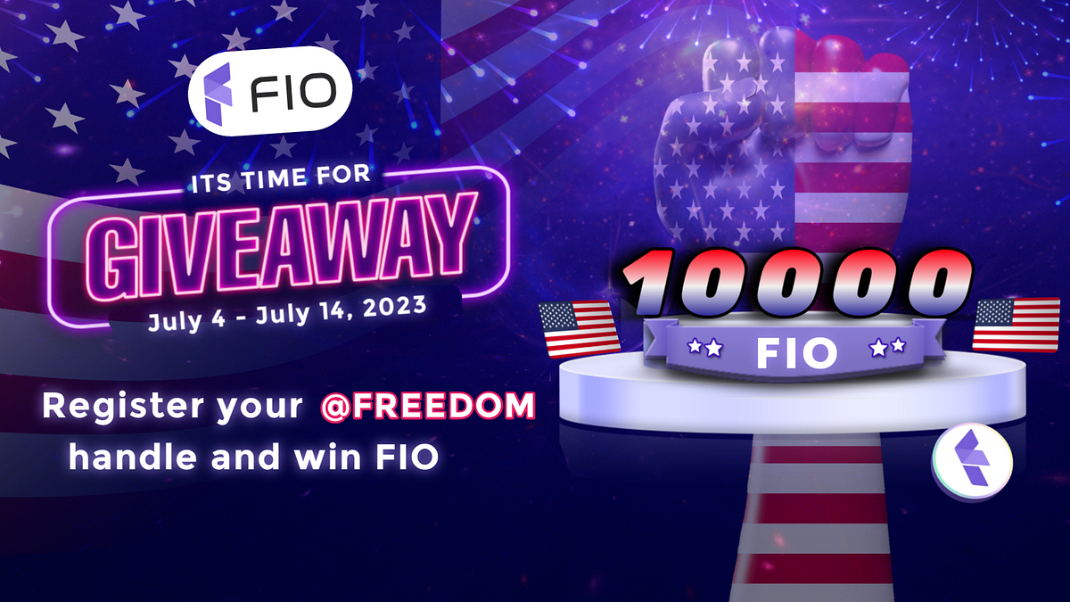 Join the FIO Freedom Campaign and Win FIO Tokens! | by FIO | FIO Blog ...