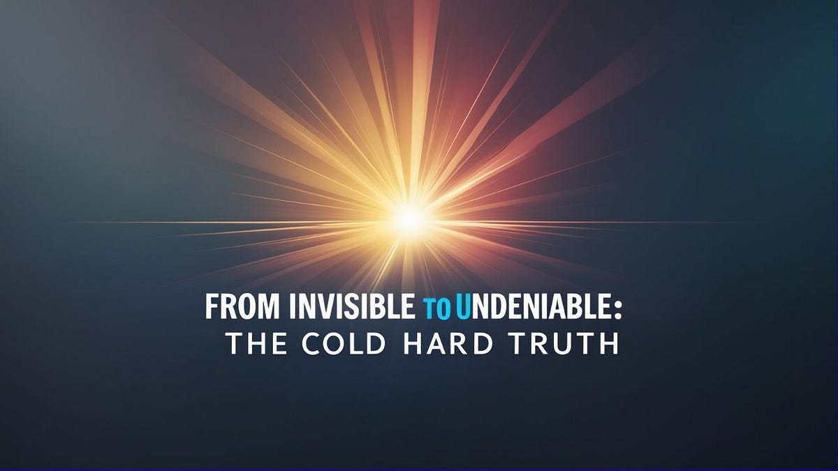 From Invisible to Undeniable: The Cold Hard Truth. | by Alagie Samateh ...