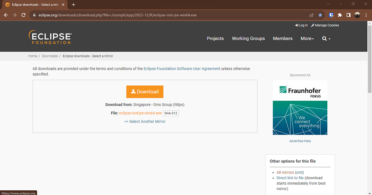How to install Eclipse oxygen 2022–12 on windows 10 /11 in 2023 | by Ashutosh Sanjay Dalavi ...