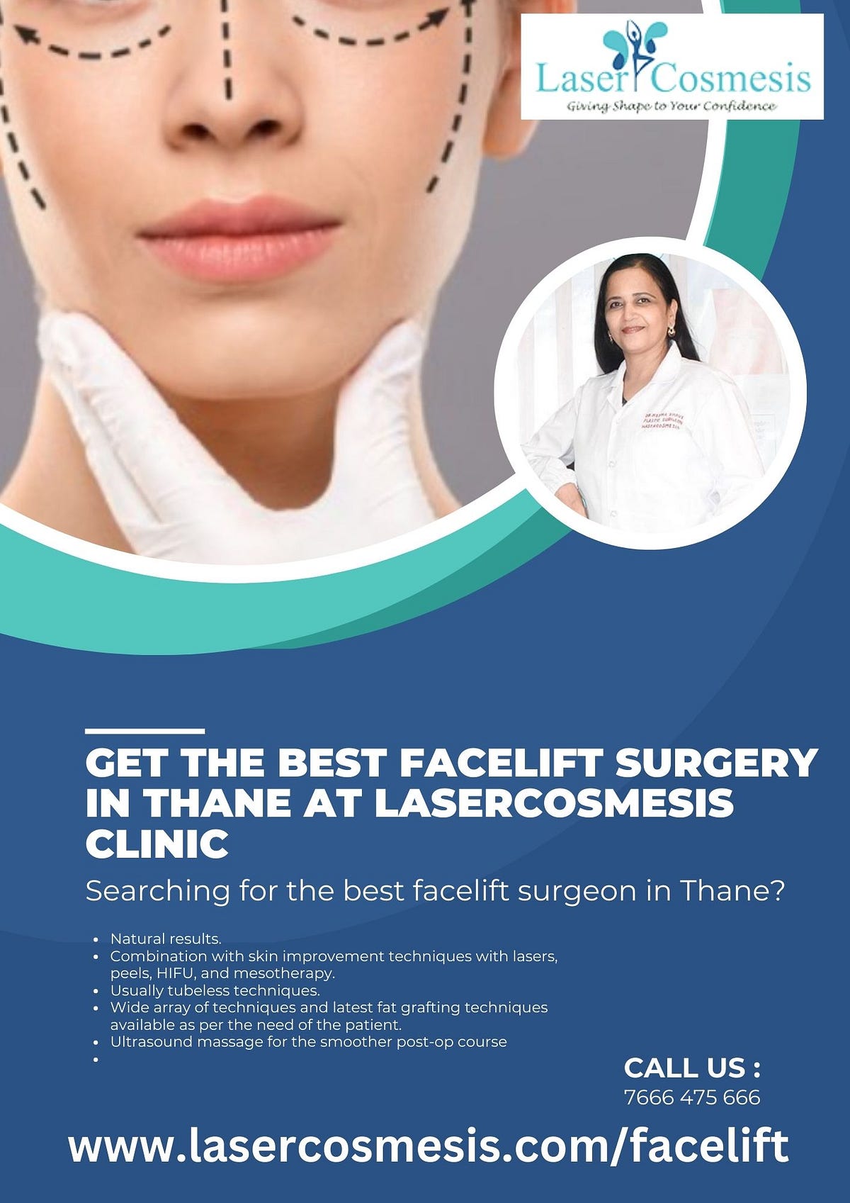 Get the Best Facelift Surgery in Thane at Lasercosmesis Clinic - Lasercosmesis Clinic - Medium