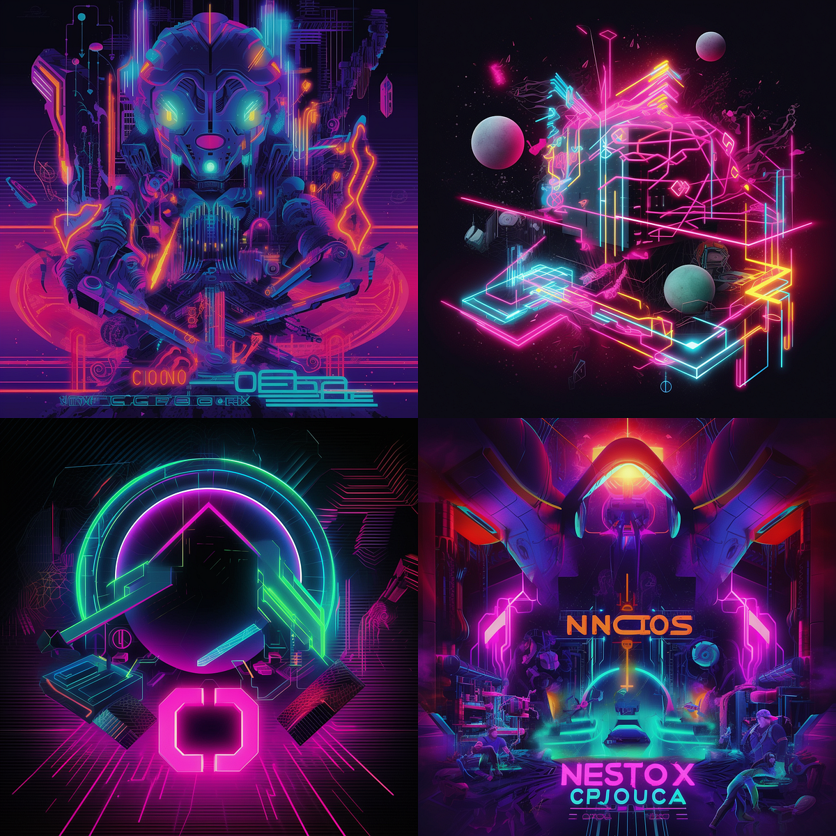 Neon Nexus: The Unraveling Secrets of Obfuscatron | by HybridTales | Medium