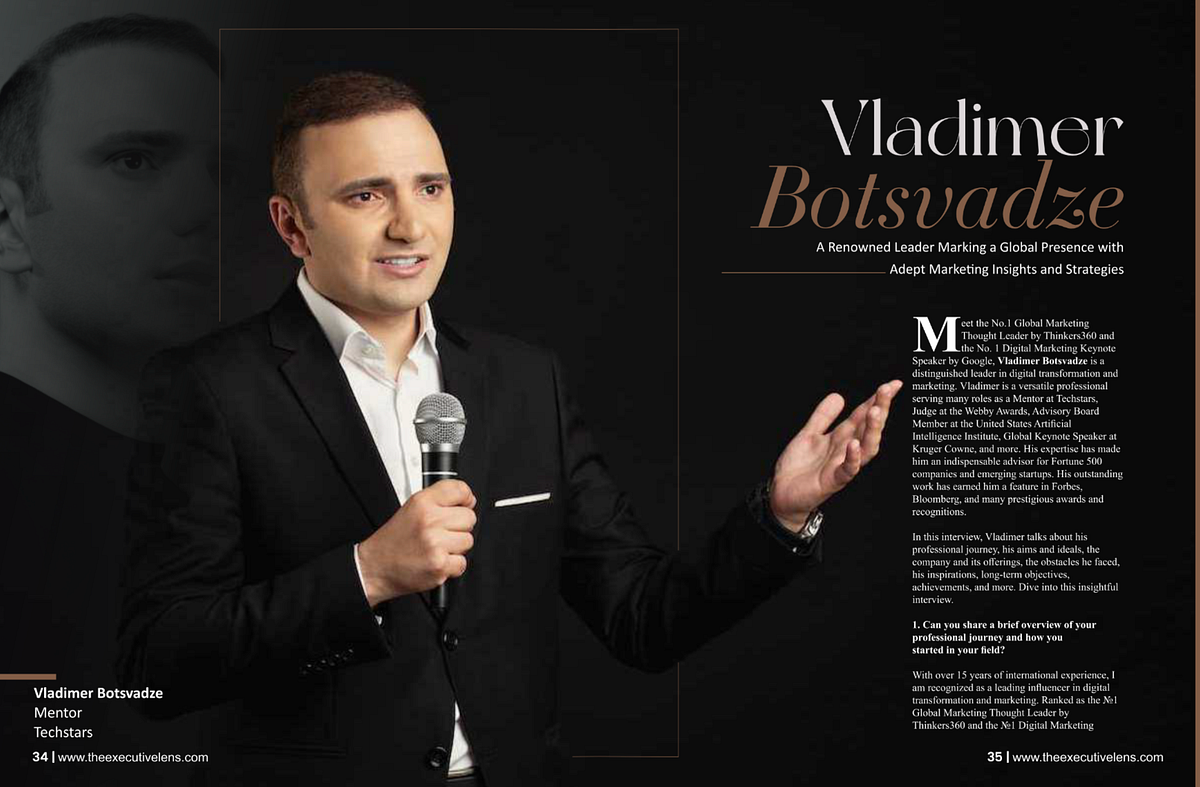 Vladimer Botsvadze Recognized Among Pioneering Success: Influential Leaders to Watch in 2024 by ...