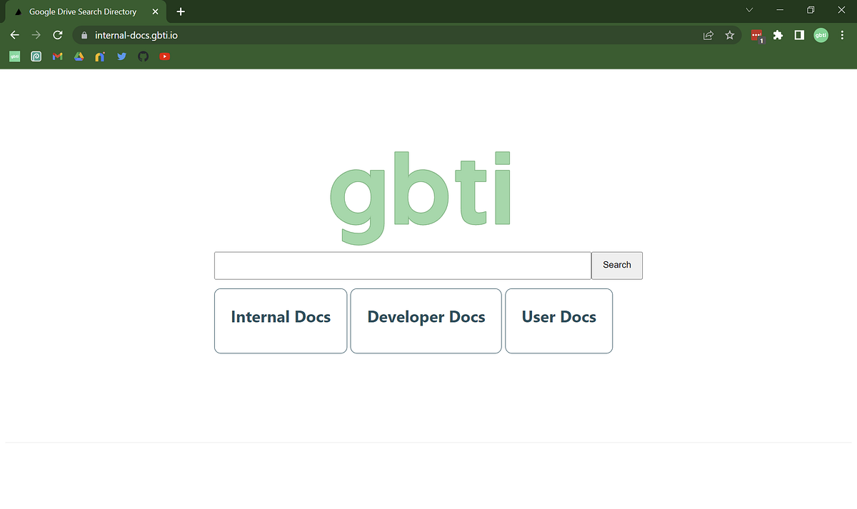 GBTI launches their private developer community through their NextJS Google Drive Directory app ...